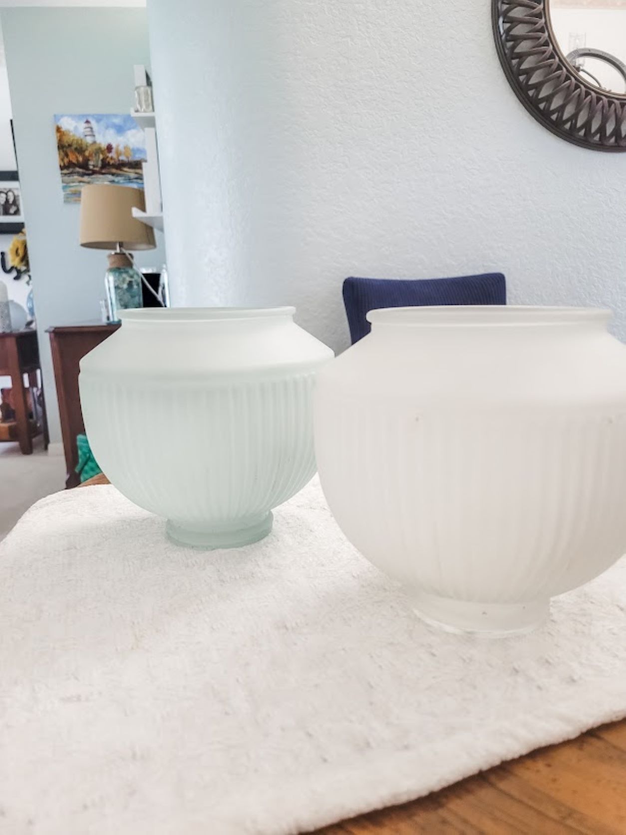 how I turned my ceiling fan lights into vases – Inspire Me 2 DIY
