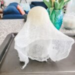 how to make a cute ghost with cheesecloth and liquid starch – Inspire ...